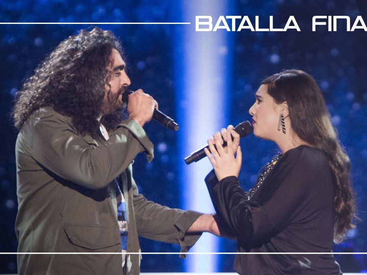 La Voz - Batalla final 2 - Auba Estela Murillo y Tomás Basso cantan 'Si ...