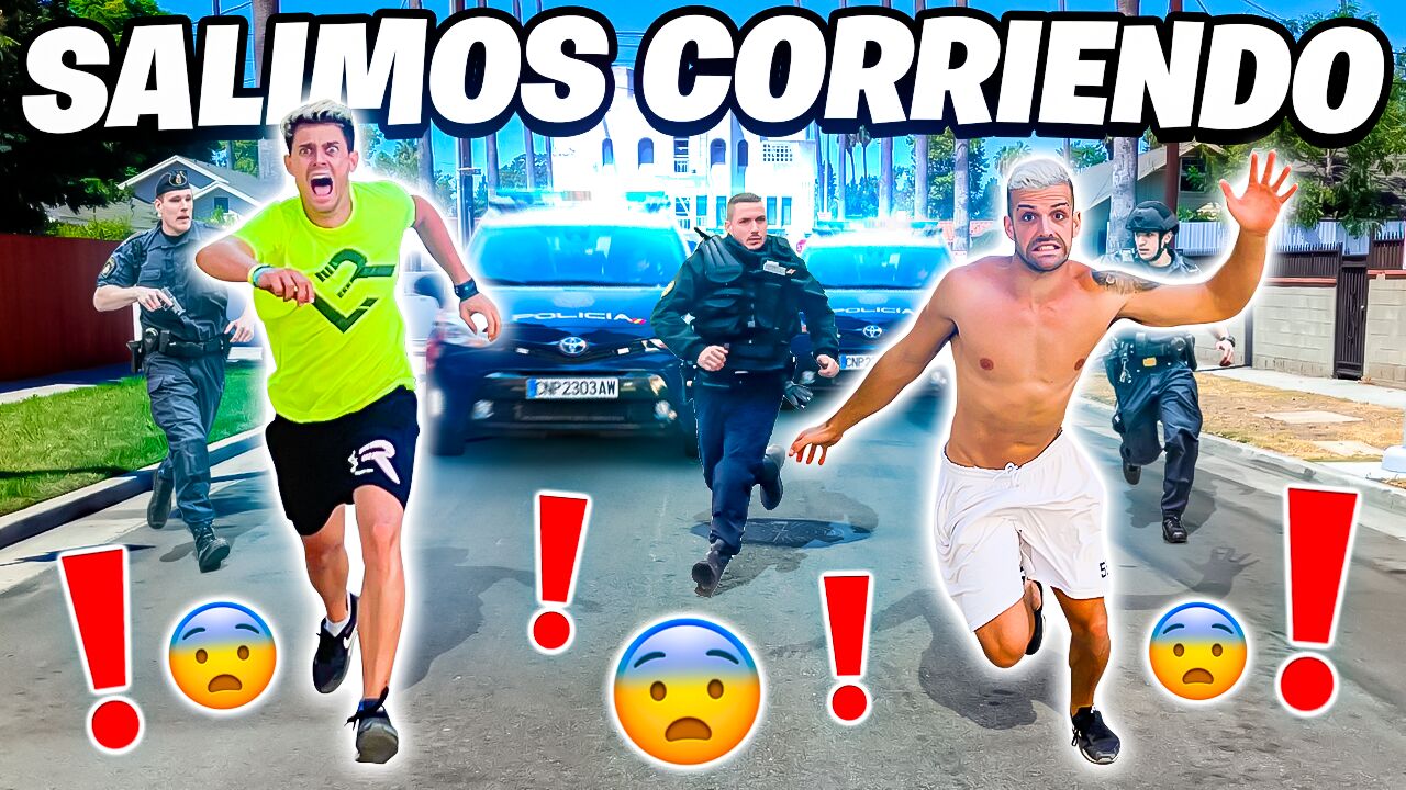 Álex Segura | Escapamos de la policía haciendo parkour - SQUAD | Flooxer