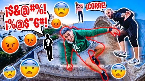 Aparece un desconocido y escapo de un hotel haciendo parkour | Álex Segura - SQUAD | Flooxer