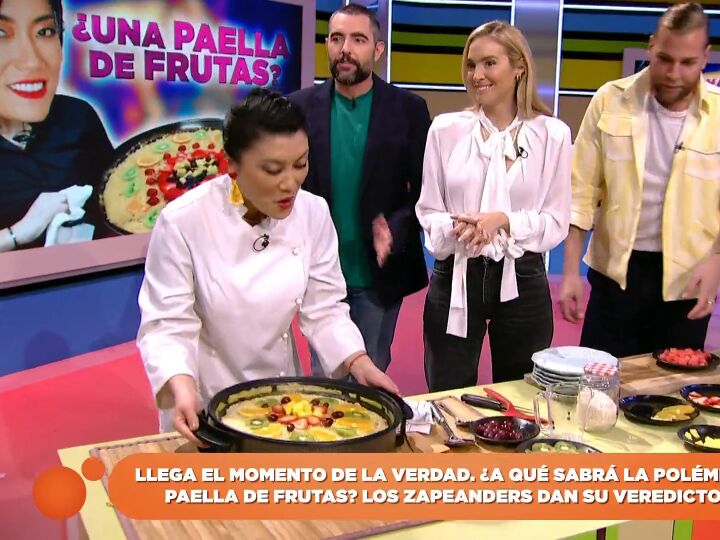 Zapeando: Isabel Forner se retracta sobre la 'paella' de frutas que ...