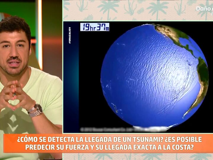 El meteorólogo Francisco Cacho explica cómo se detecta la llegada de un ...