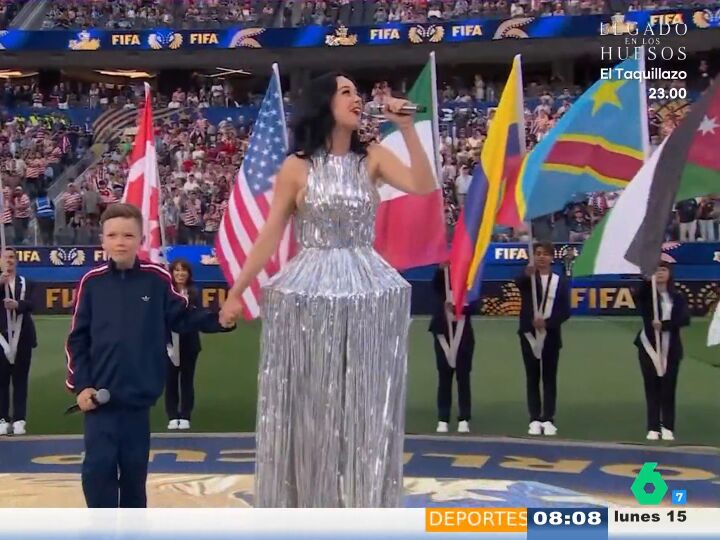 La actuación de Katy Perry en la inauguración del Mundial
