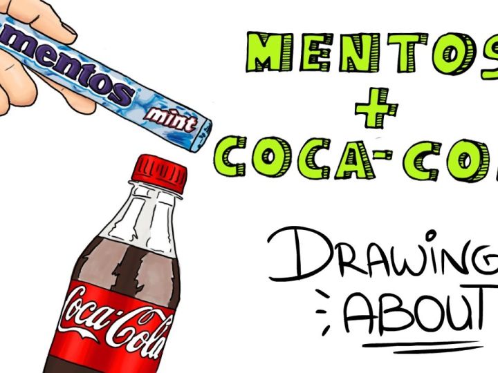 MENTOS Y COCA COLA🌋 - TikTak Draw: Drawing About