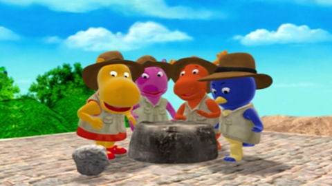 Los Backyardigans - Temporada 1 - Capítulo 13: En busca de la roca voladora