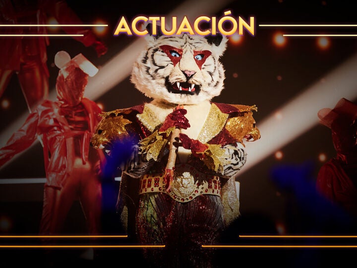 Mask singer - El Tigre canta 'Todo de ti'