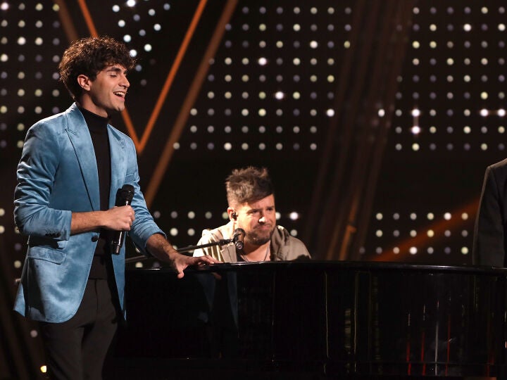 La Voz - Pablo López canta con Lucas y Pablo "Abril sin anestesia"