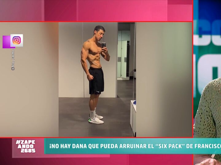 Francisco cacho revoluciona el plató de Zapeando con su 'six pack ...